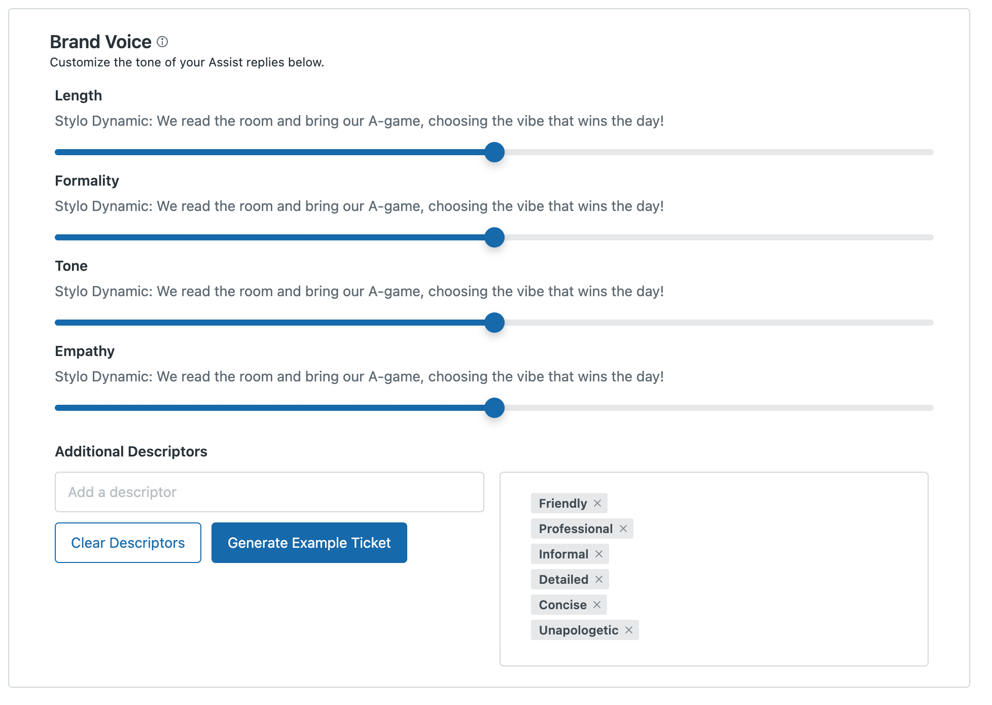 🎀 Using Stylo Assist Brand Settings – Stylo